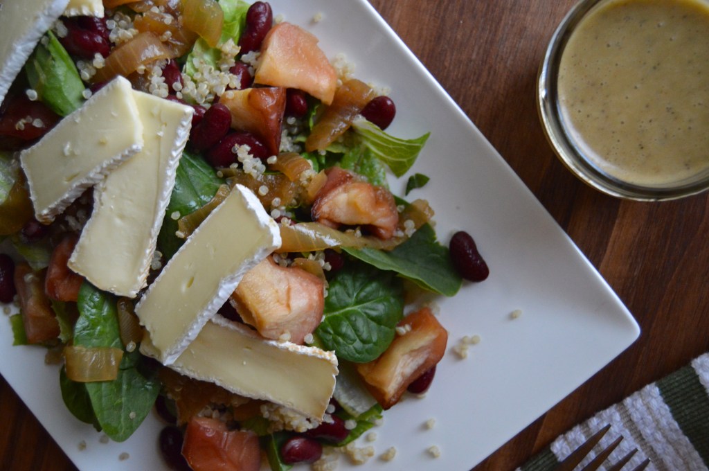 Roasted Apple & Brie Salad with Sherry Vinaigrette – Radiate Food Vibes