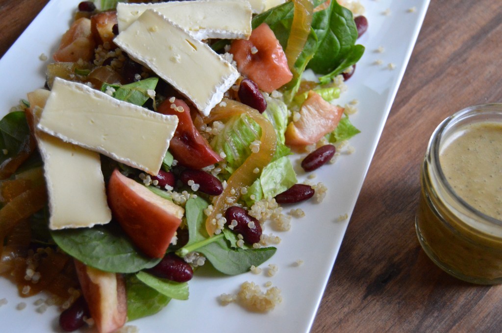 Roasted Apple & Brie Salad with Sherry Vinaigrette – Radiate Food Vibes