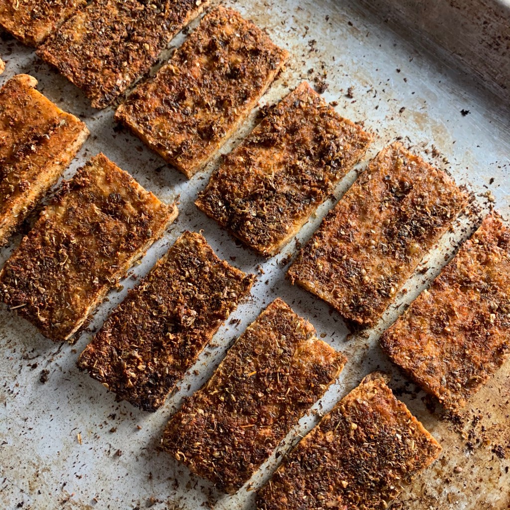 Mediterranean Tofu Cutlets – Radiate Food Vibes