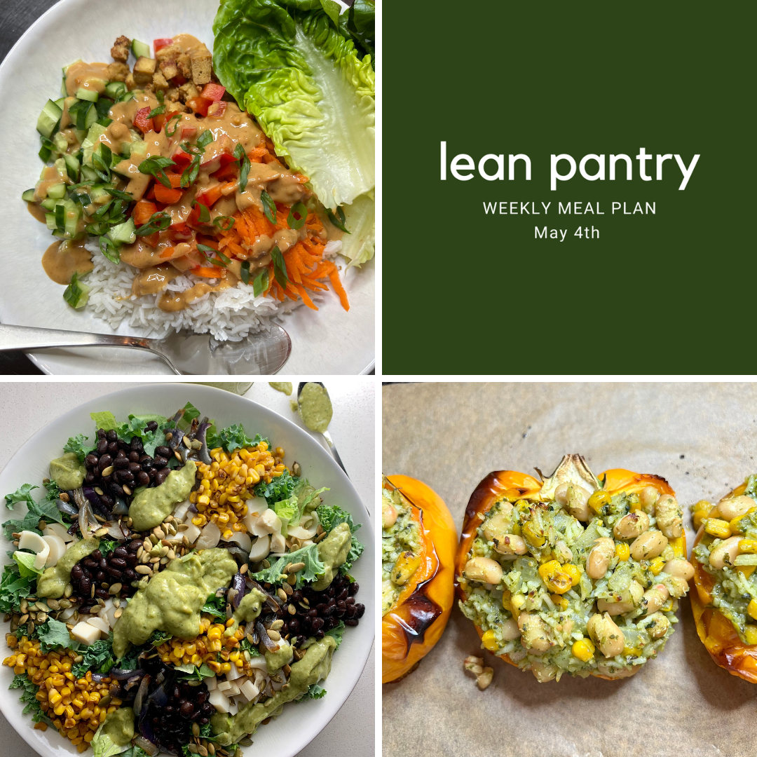 Weekly Meal Plan | May 4th – Radiate Food Vibes